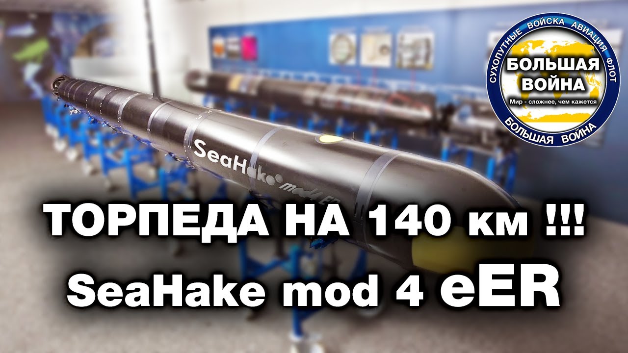 DM2A4 Торпеда Seehecht SeaHake mod 4 ER Самая дальноходная торпеда в ...