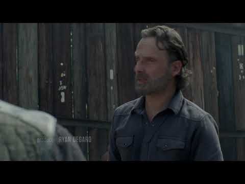 The Walking Dead S8E12 - Rick Comes To Alexandria Nad Talks To Daryl.