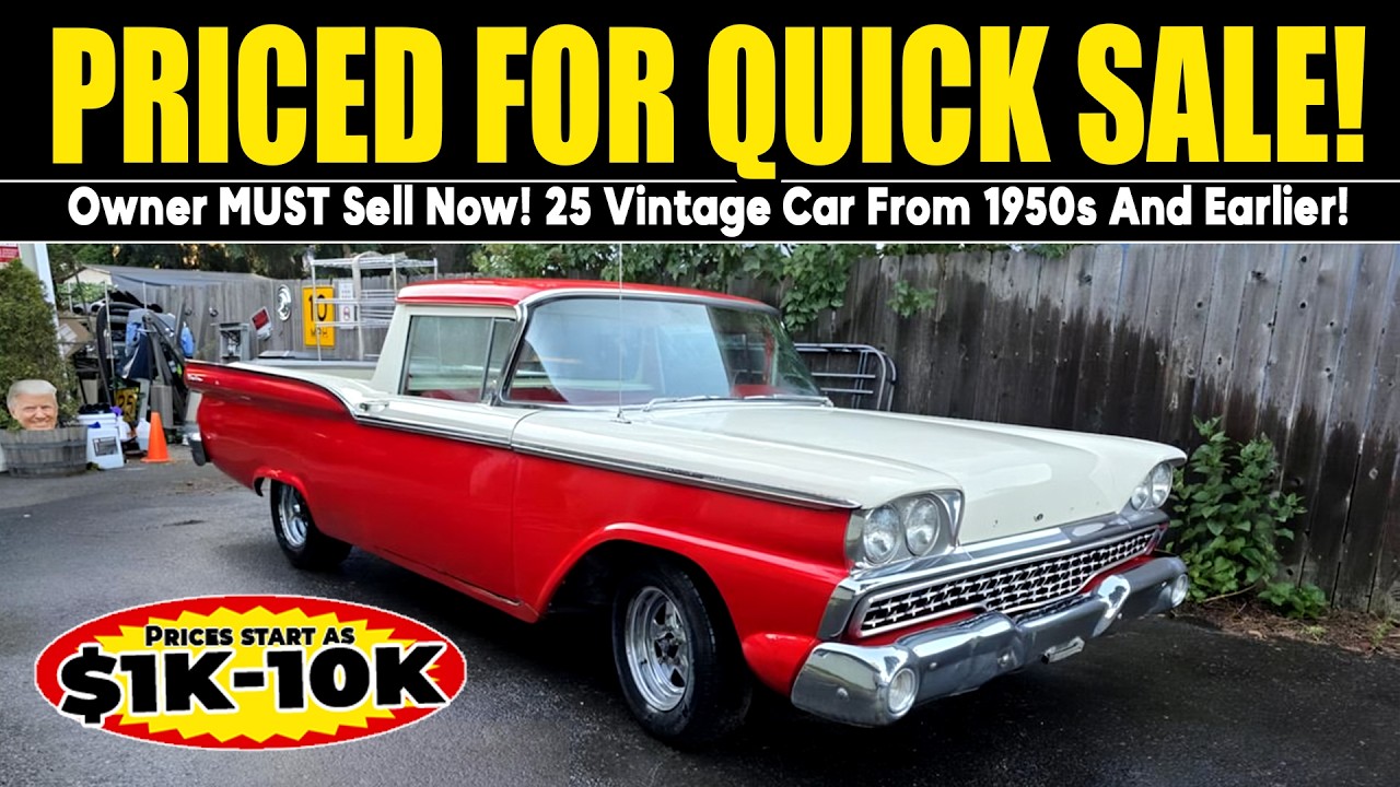 Must Sell Now by Owner – WHY SO CHEAP? 25 Vintage Cars Priced for Quick ...