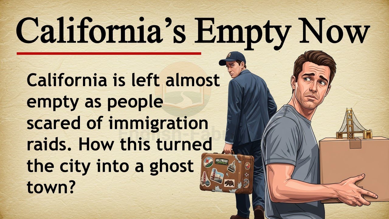 Why's California Empty Now? || 🇺🇸📉 Learn English Through Story Level 2 ...