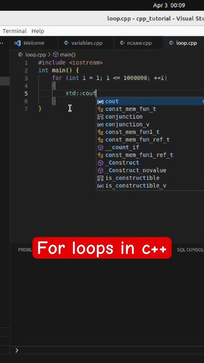 Loops in C++ #coding #cppprogramming #shorts - YouTube