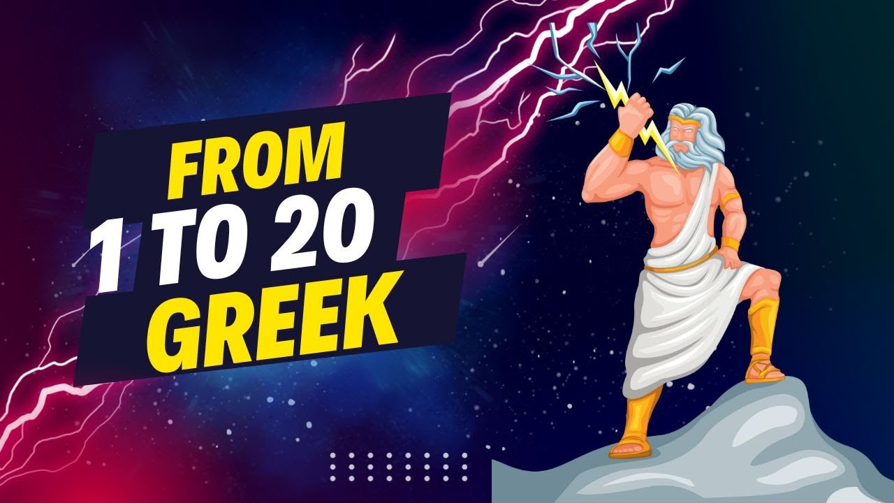 Count from 1 to 20 in GREEK. Cuenta del 1 al 20 en GRIEGO - YouTube