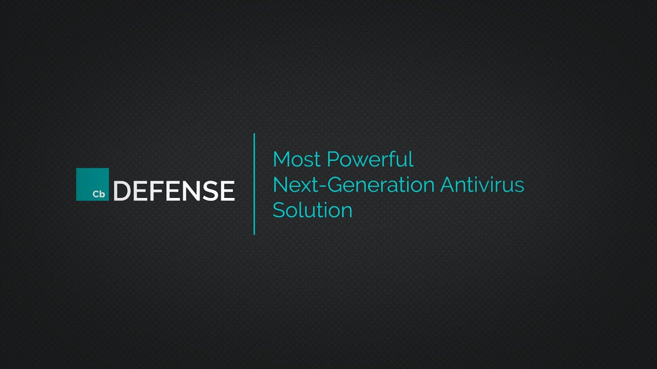 Demo: Cb Defense – see the most powerful next-gen antivirus solution ...