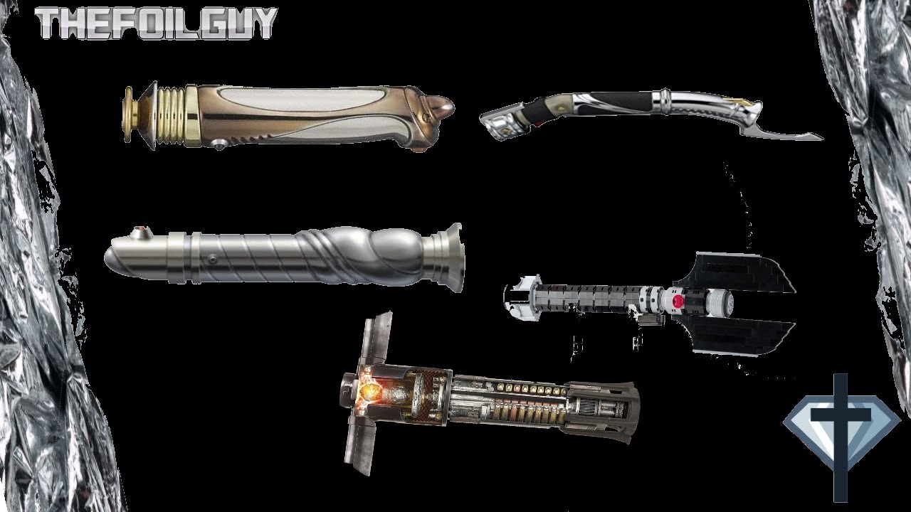 Sith Lightsabers - Aluminum Foil Sculpture - YouTube