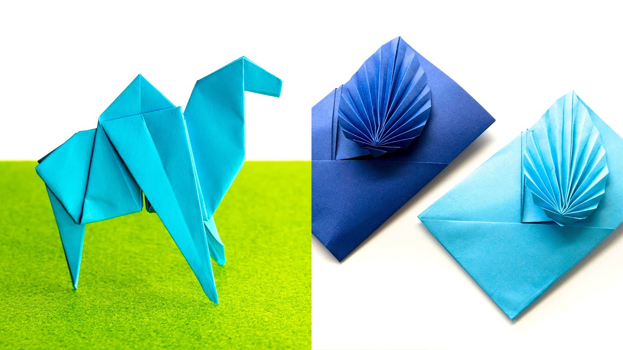 How to Make an Origami Envelope - How to make Paper Camel - YouTube