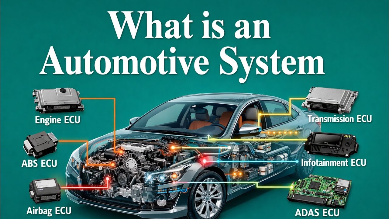 Automotive System | Automotive | ECUs in CARs | Automotive Protocol ...