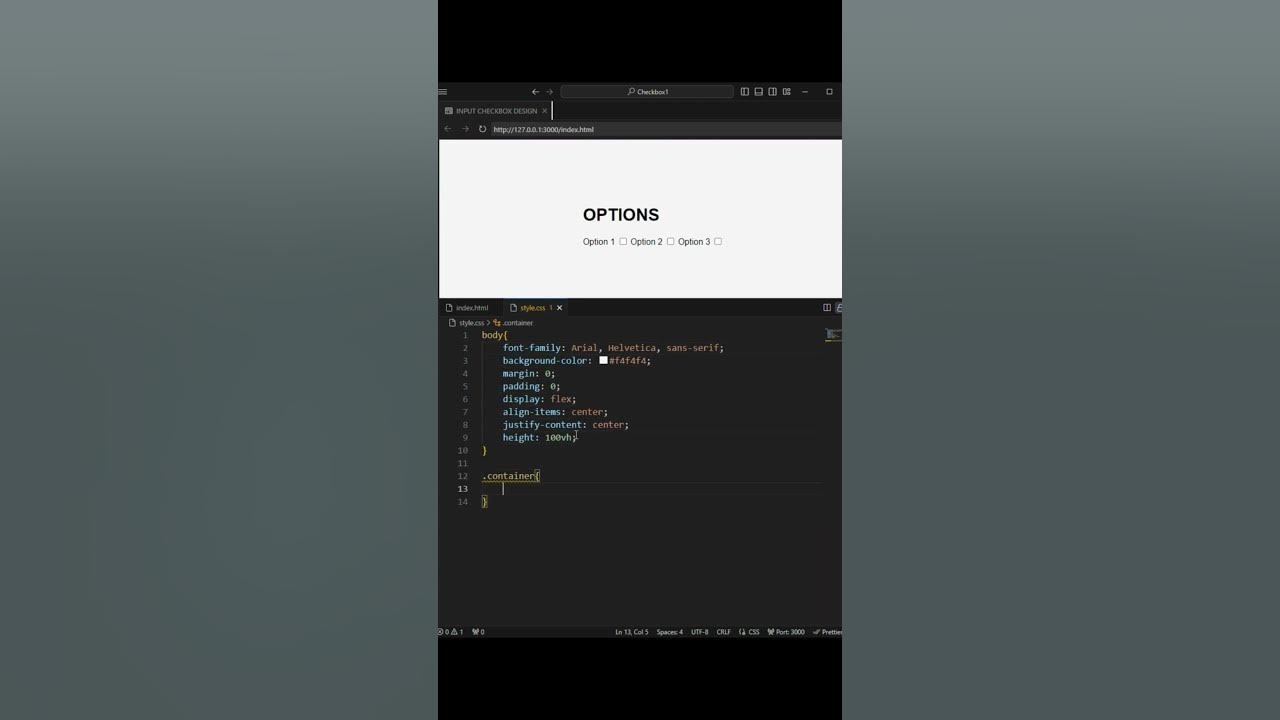 How To Make Input Checkbox Form Design With Css Html And Css Tutorials 5099