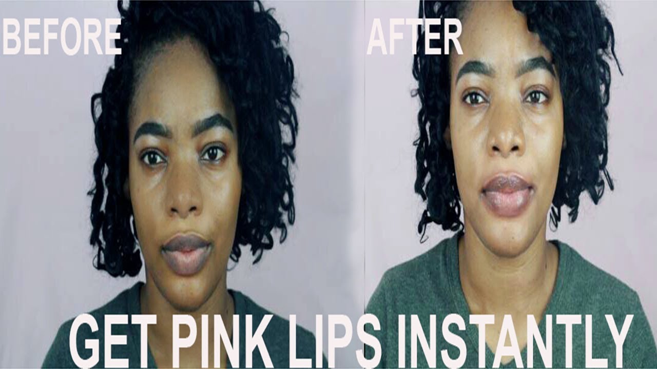 Get Soft Pink Lips Naturally at Home | Instant Pink Lips at Home in 5 ...