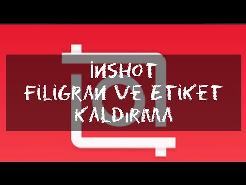 İnshot da çıkan filigran ve etiketi kaldırmanın kolay yolu
