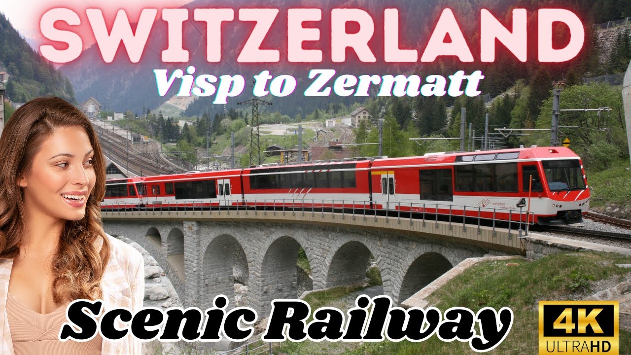 Riding the World's Most Scenic Railway - Visp to Zermatt! - YouTube