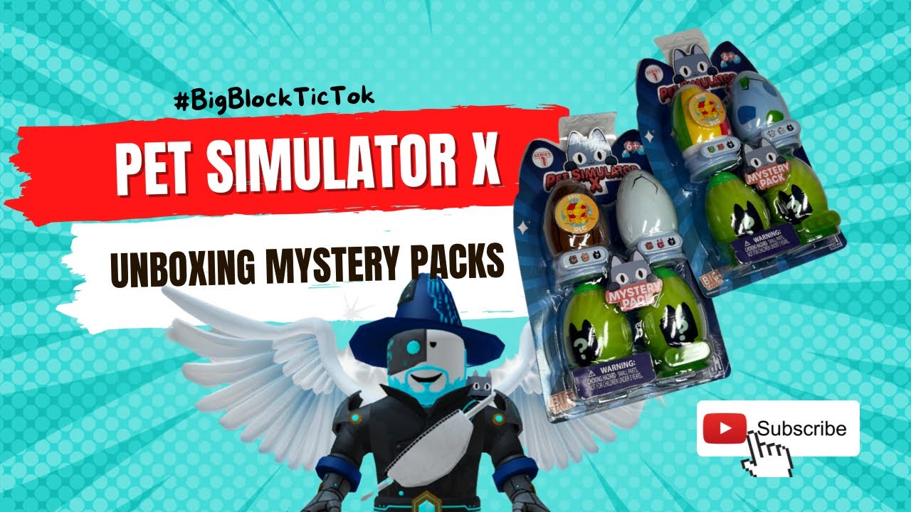 Roblox Pet Simulator X Unboxing Mystery Packs @BuildIntoGames - YouTube