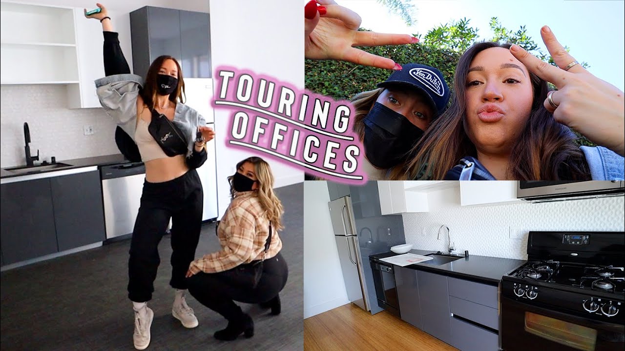 touring office spaces for pretty basic in LA!! - YouTube