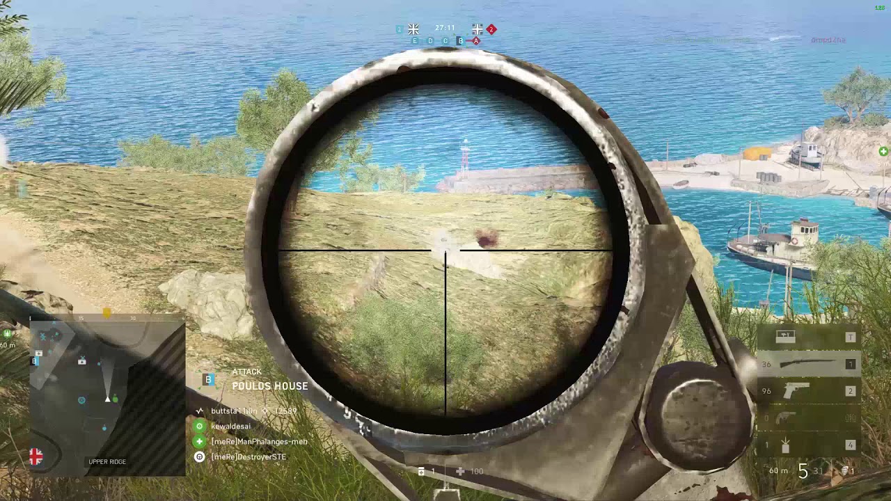 BF5: 32 player Frontlines is back! Recon gameplay - YouTube