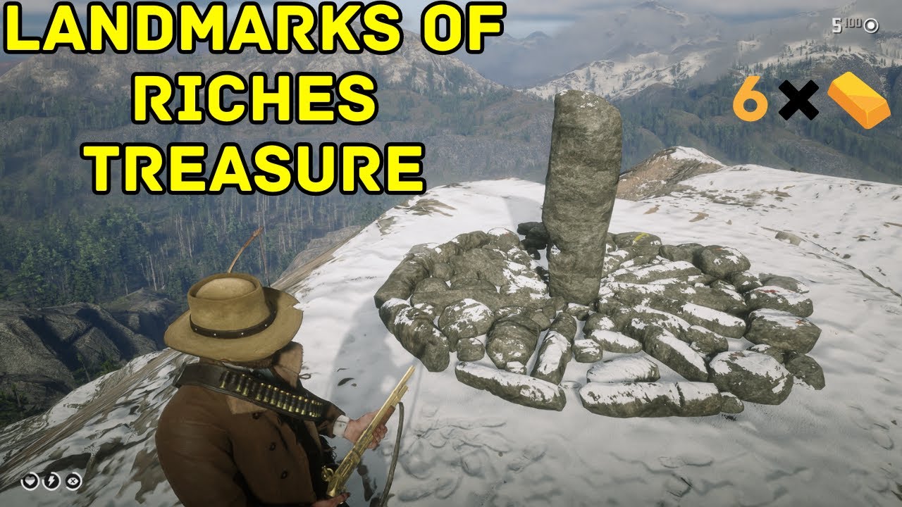 Landmarks of Riches Treasure Hunt | Red Dead Redemption 2 | #gaming # ...