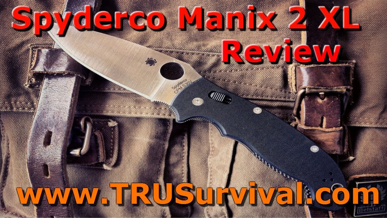 Spyderco Manix 2 XL: A Perfect EDC Option - YouTube