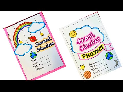 Front Page Design for social studies project / Border design - YouTube