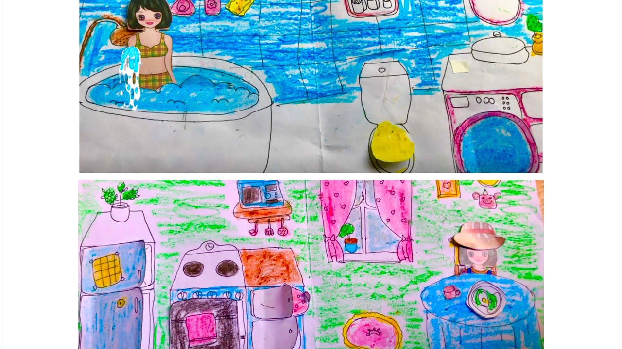 DIY Paper Doll House / Paperdoll Daily life / Paper Doll Dress Up - YouTube