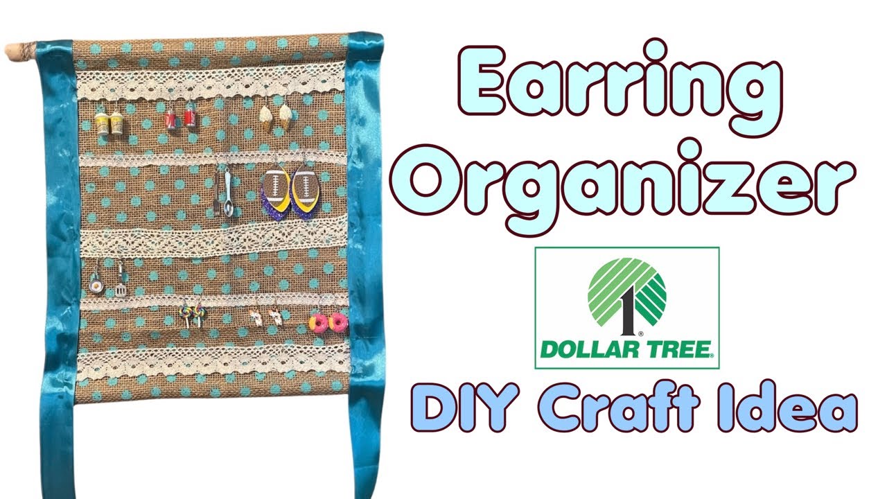 Clever Dollar Tree DIY: Creative earring storage solution - YouTube