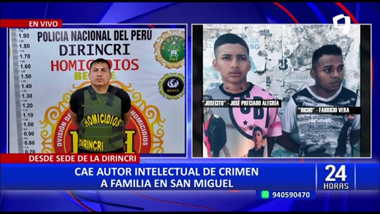 Crimen En San Miguel Cae Presunto Autor Intelectual Del Asesinato De