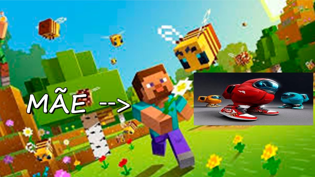 Minha MÃe Jogou Minecraft Pela Primeira Vez Youtube