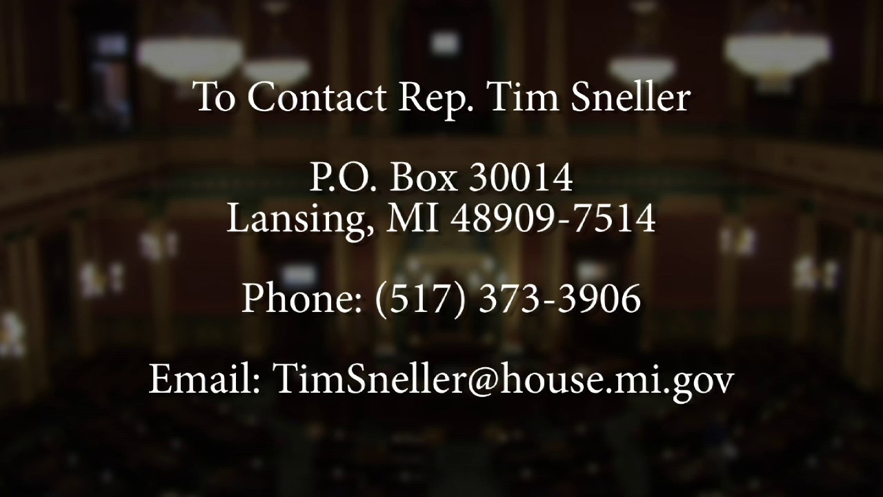 Rep. Tim Sneller State Representative for the 50th District - YouTube