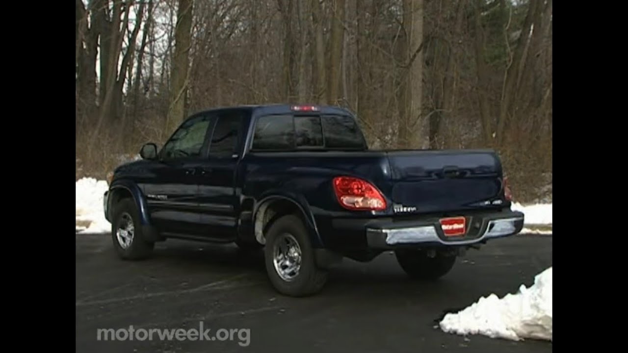 Motorweek 2003 Toyota Tundra StepSide Access Cab Road Test - YouTube