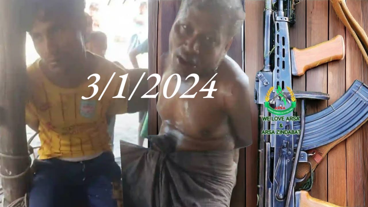 Two Fighter Of ARSA Caught By Myanmar Military In Tammi Hali | 3/1/2023 ...