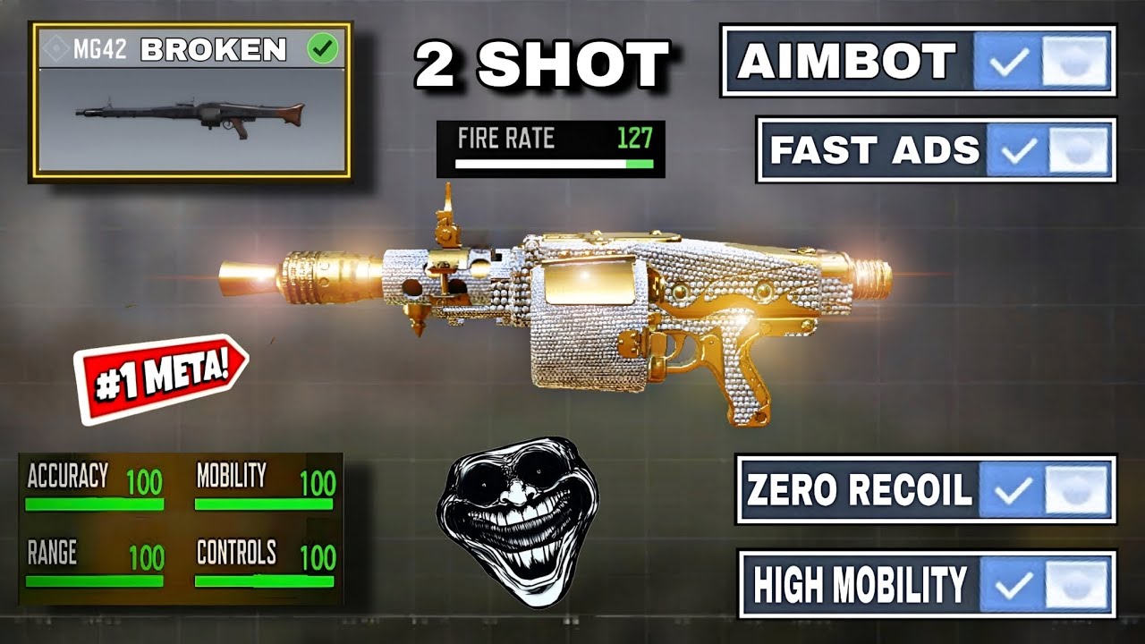 NEW "2 SHOT" MG42 Gunsmith! its TAKING OVER COD Mobile in Season 3 ...