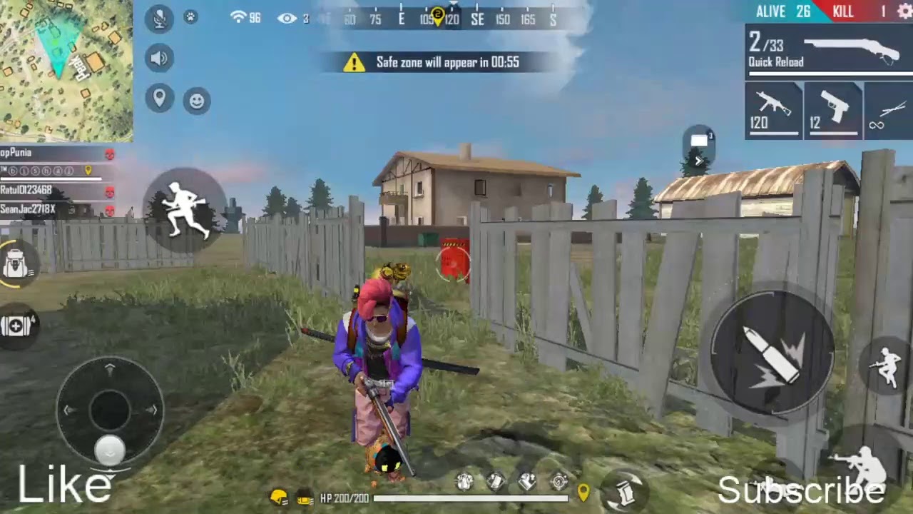 Free Fire live {FF}-kill machine - YouTube