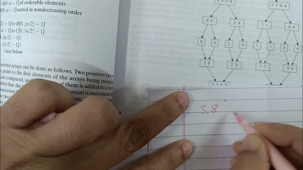 Merge sort using Divide & Conquer strategy - YouTube