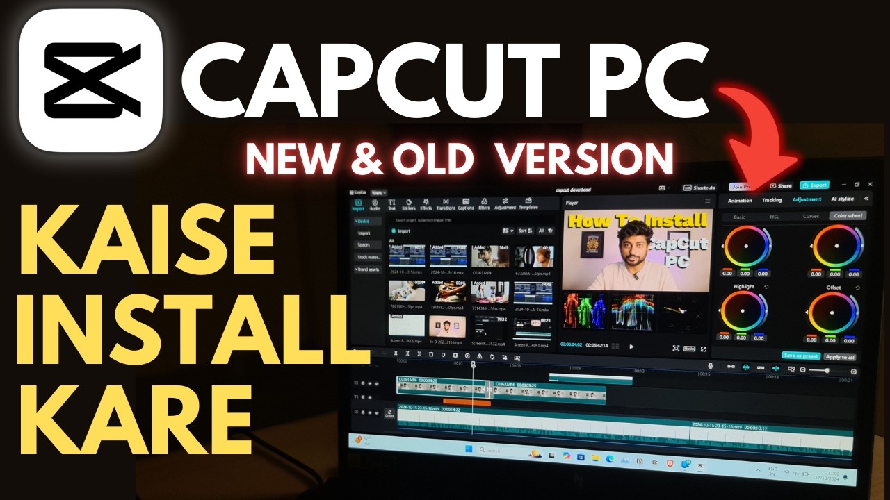 how to Install Capcut in PC | Laptop mai Capcut kaise install kare ...
