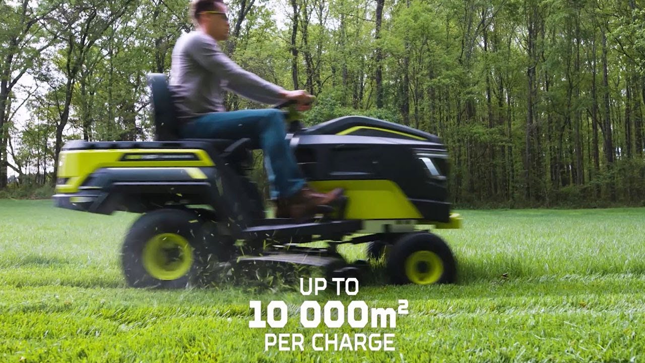 Introducing the 72V Brushless Tractor Mowers from RYOBI® - YouTube