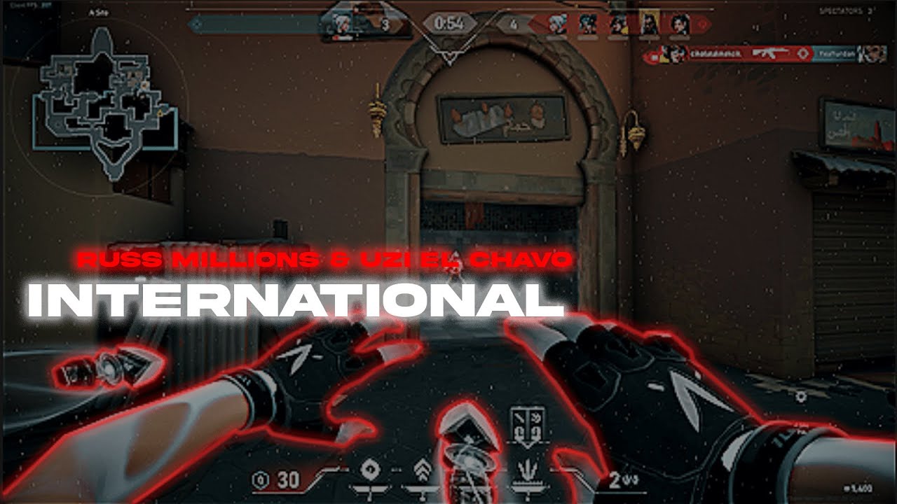 RUSS MİLLİONS & UZİ EL CHAVO - İNTERNATİONAL (Valorant Edit) - YouTube