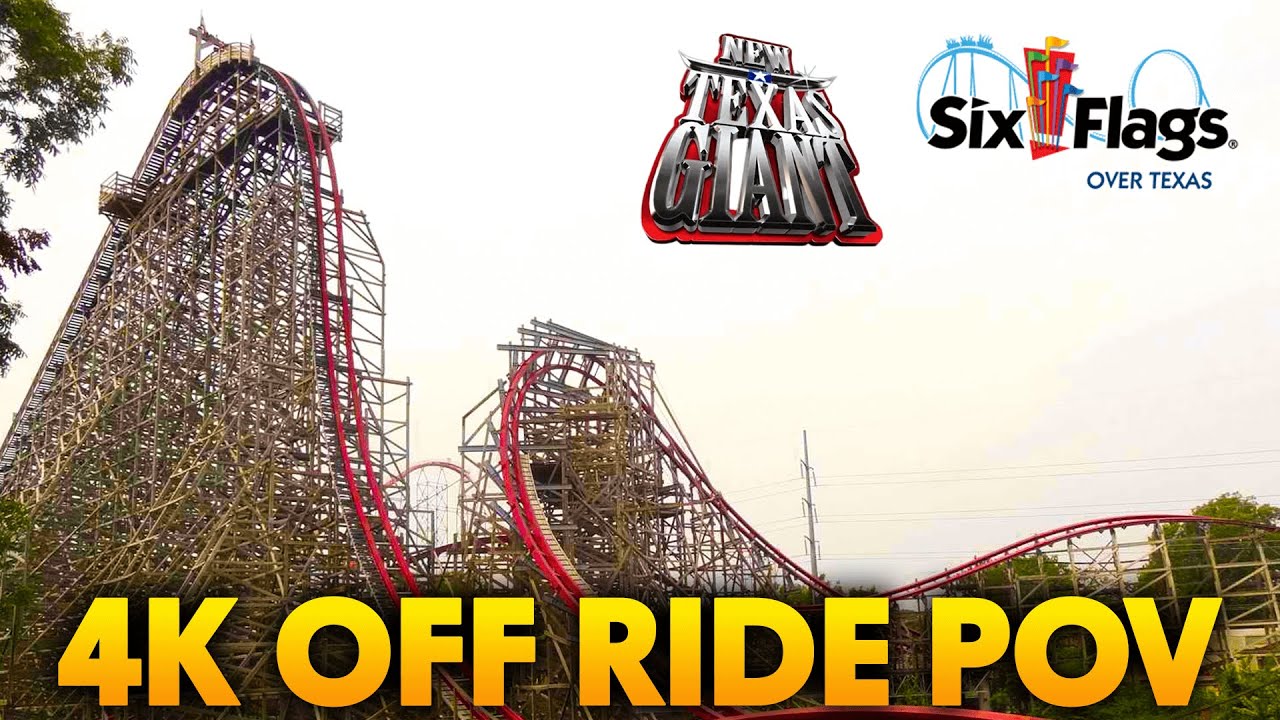 4K New Texas Giant Off-Ride POV!! Six Flags Over Texas!!! - YouTube