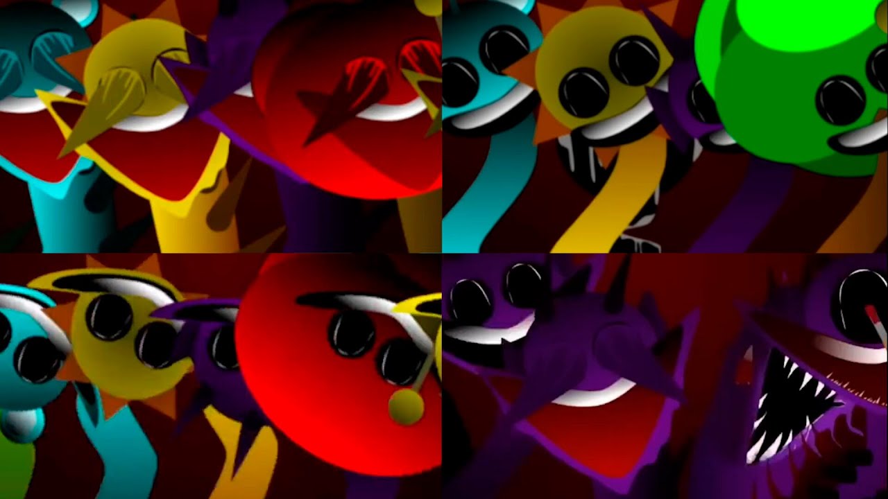 Incredibox Sprunki All Durple Phase Different (All Durple Singing ...