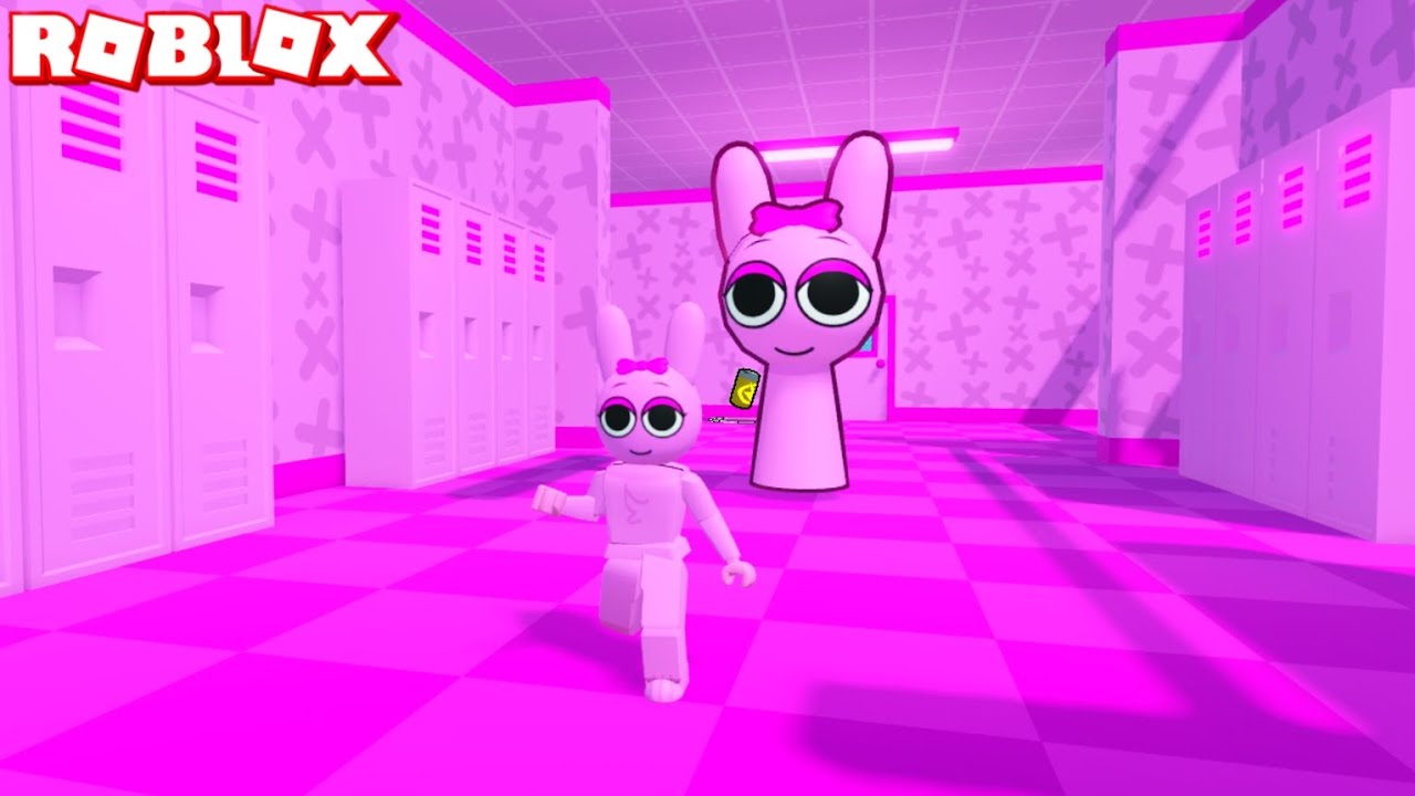 Sprunki Pinki Played Sprunki Pinki School Breakout Obby in ROBLOX ...