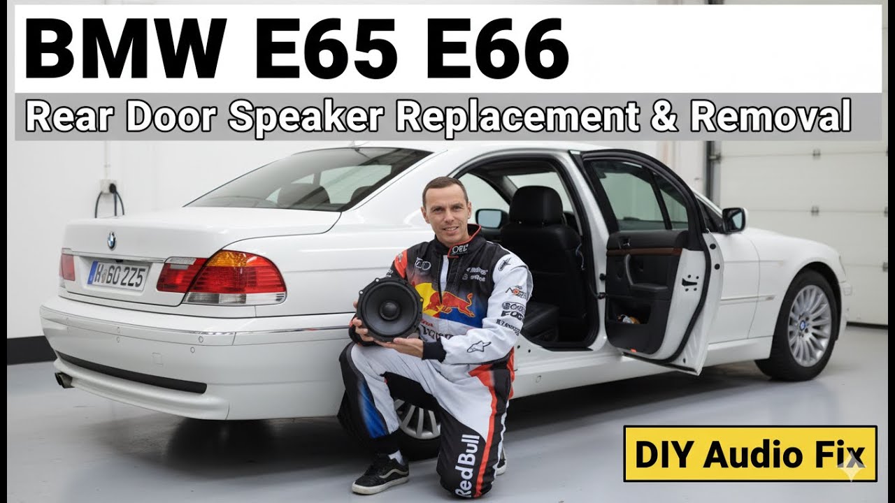 BMW E65 E66 Rear Door Speaker Replacement & Removal (7-Series Audio Fix ...