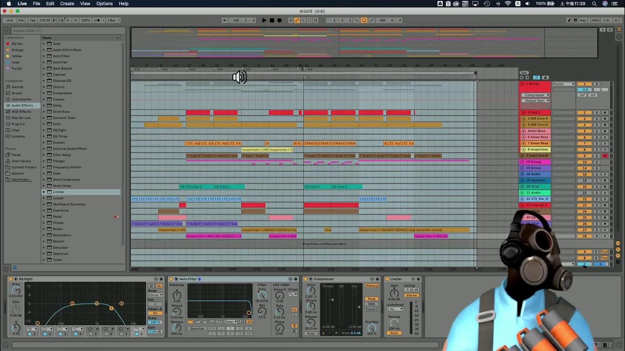 How I make DnB drop by Ableton (Live stream music production 20221008) - YouTube