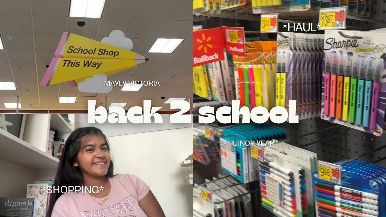 Back 2 School Shopping + Haul!!! - YouTube
