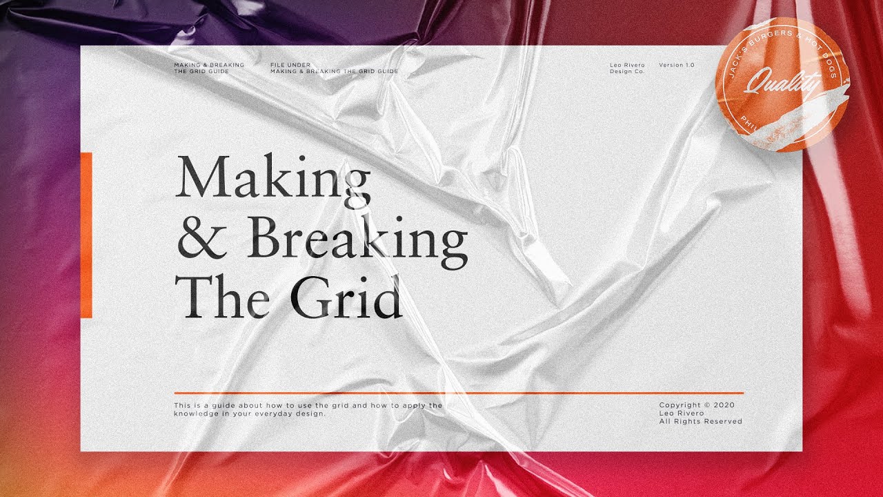 Grid graphic design - Video Series #001Square & Circle structure ...