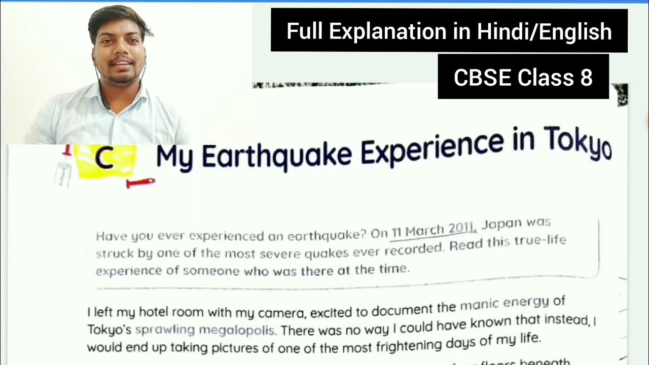 My Earthquake Experience in Tokyo by Andrew Pateras| CBSE Class 8| Full ...
