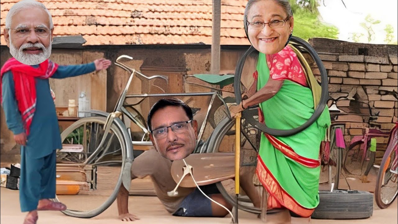 হাসিনা এটা কি করলো || Hasina Modi Funny Video || Sheikh Hasina Funny ...