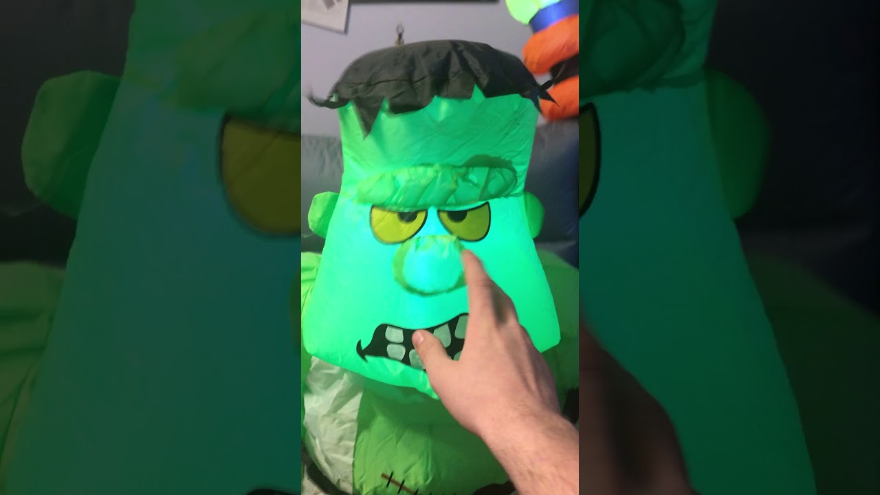 Gemmy shaking Frankenstein inflatable - YouTube