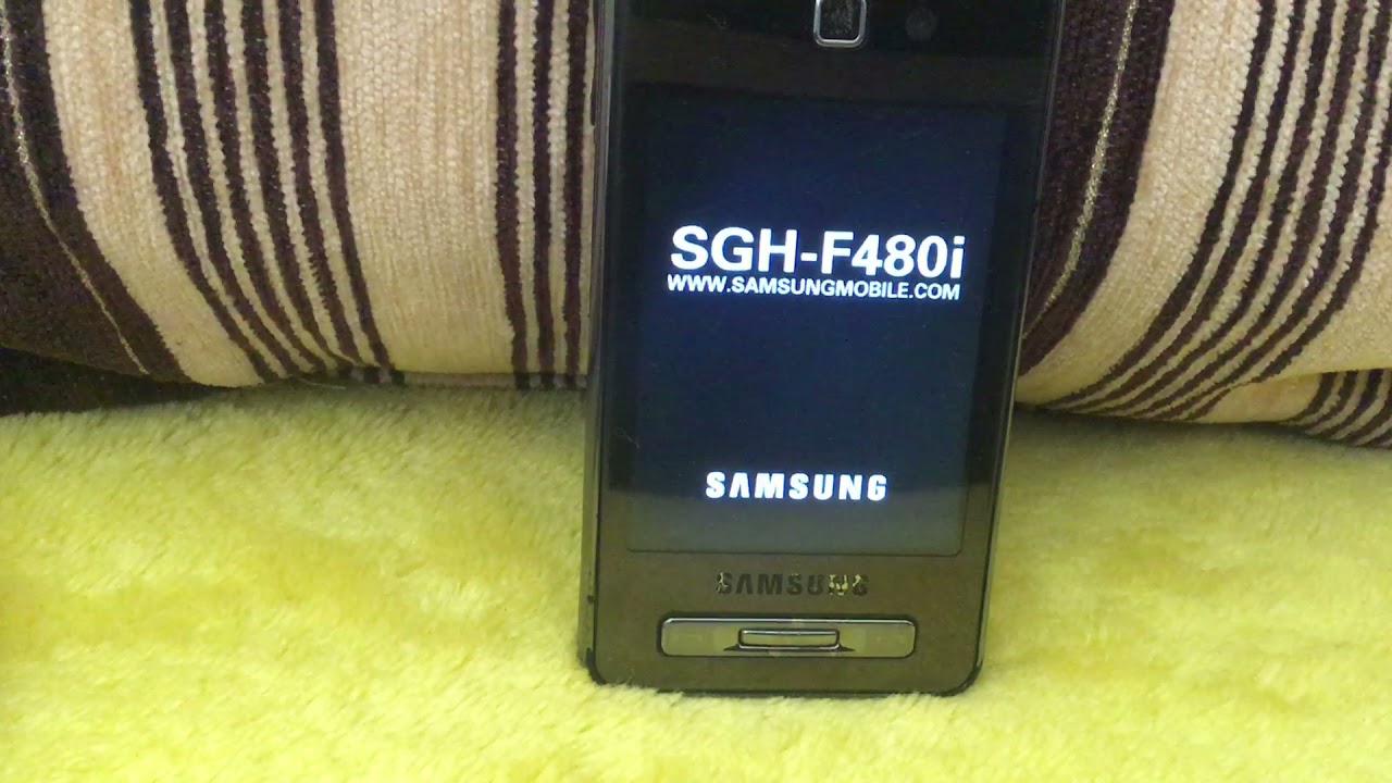 Samsung SGH-F480i On/Off - YouTube