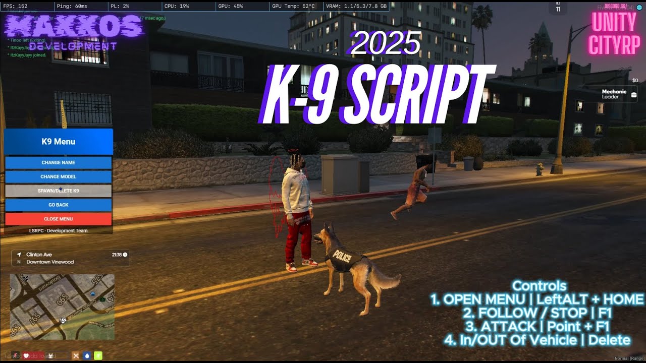 ADVANCED Police Dog/K9 Script FiveM Showcase | 2025 - YouTube