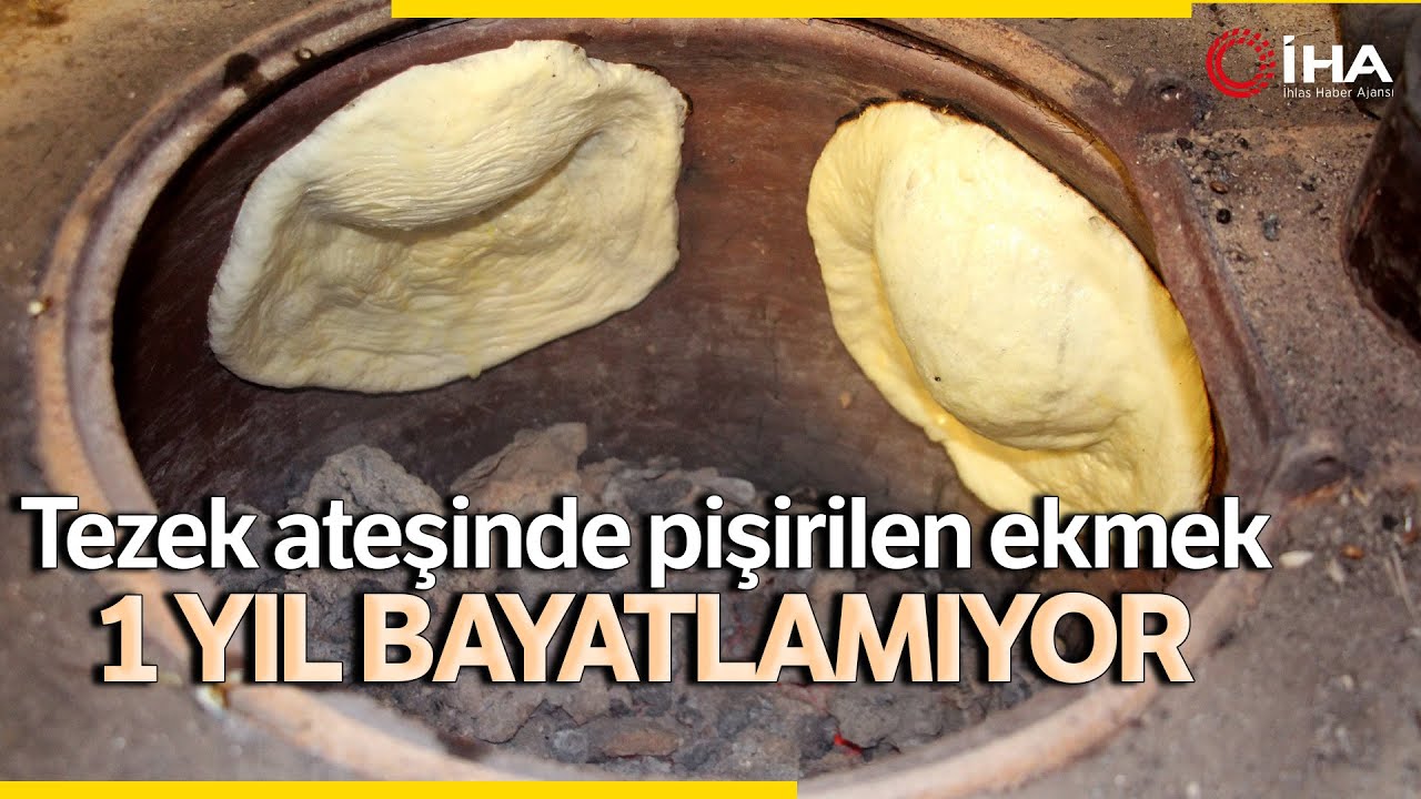 Tezek Ateşinde Pişen Bu Ekmek Bayatlamıyor - YouTube