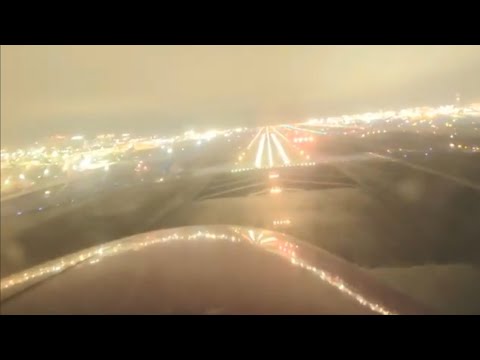 ILS 25L approach into LAX | Night Flying - YouTube