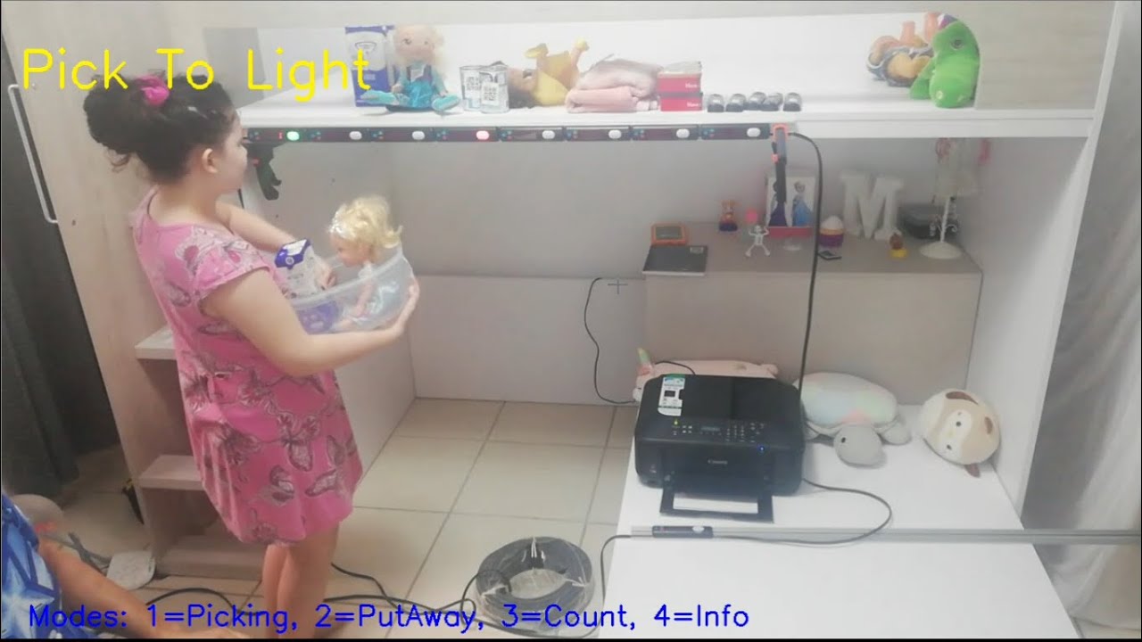 Pick To Light System: Part 04 (Operation) - YouTube