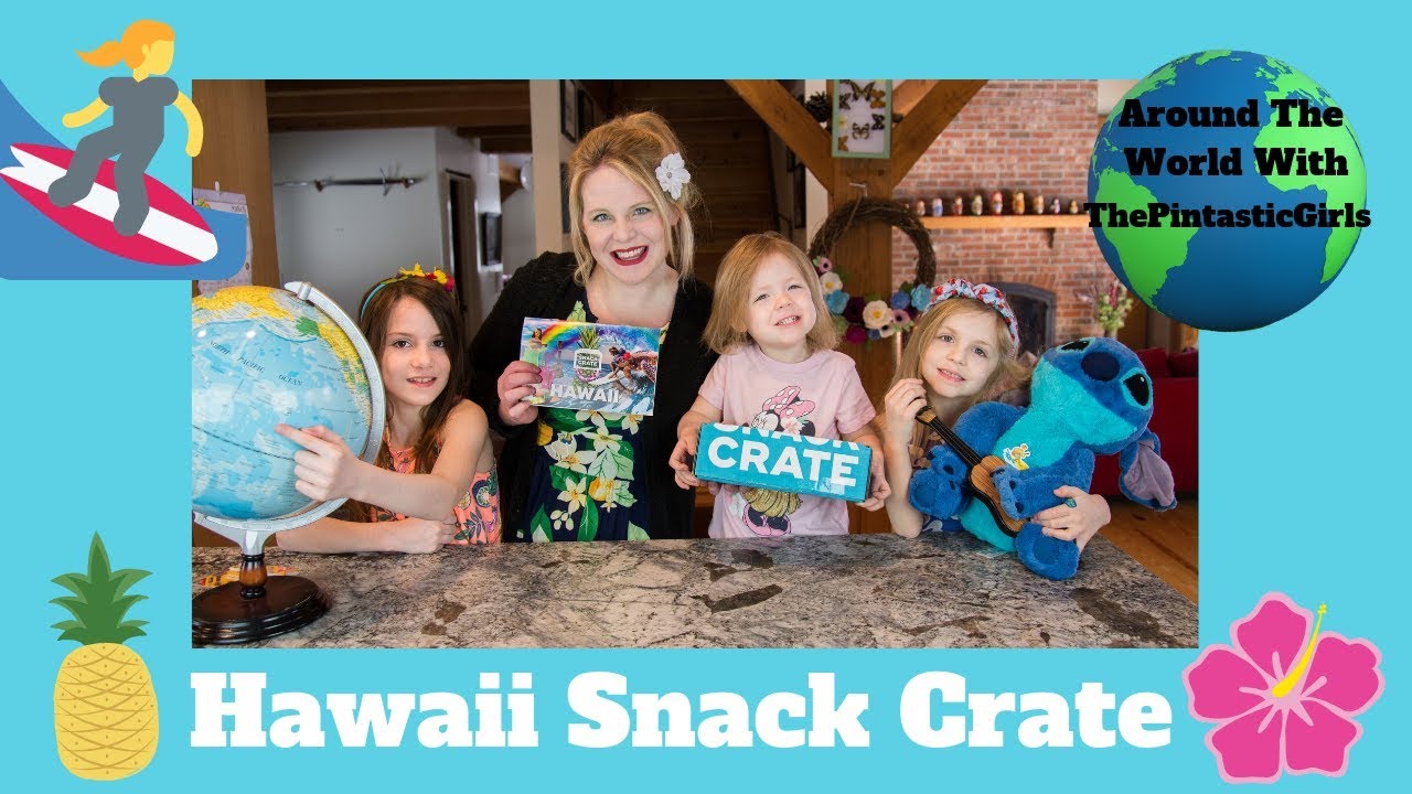 Hawaii Snack Crate | Kids Try Hawaiian Snacks - YouTube