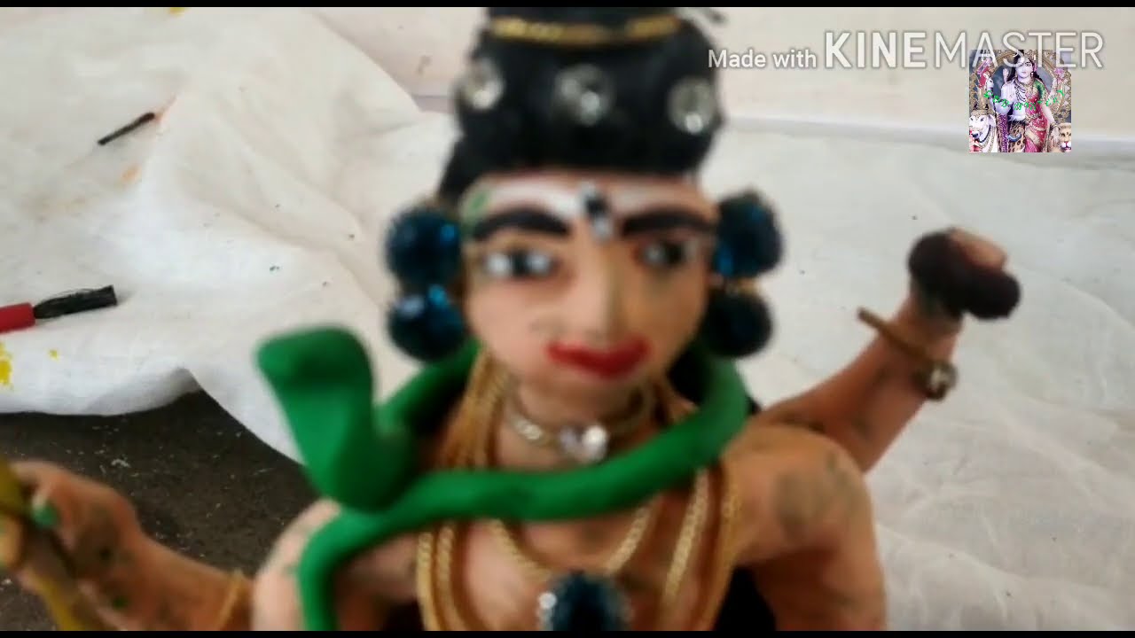HOW TO MAKE SIVAN IN TAMIL, CLAY WORK - YouTube